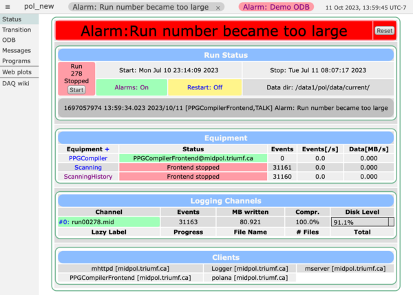 Status Page - MidasWiki